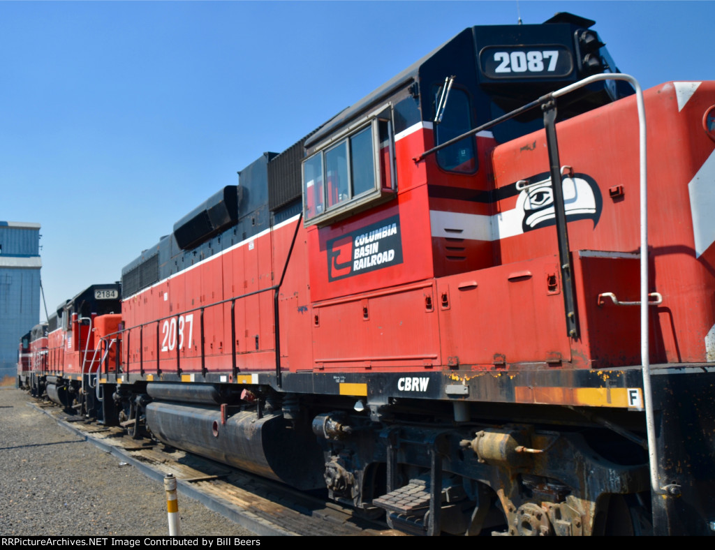Old Spirit of Washington locos now in Prosser